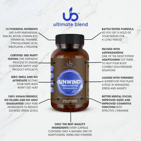 Ultimate Blend Unwind with Magnesium and Ashwagandha – Ultimate Blend Ltd